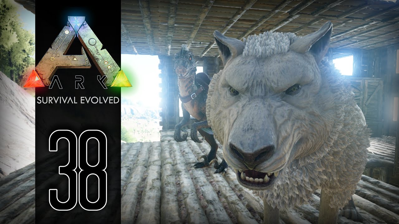 ARK: Survival Evolved Gameplay | 38 | Taming A Dire Wolf! - YouTube