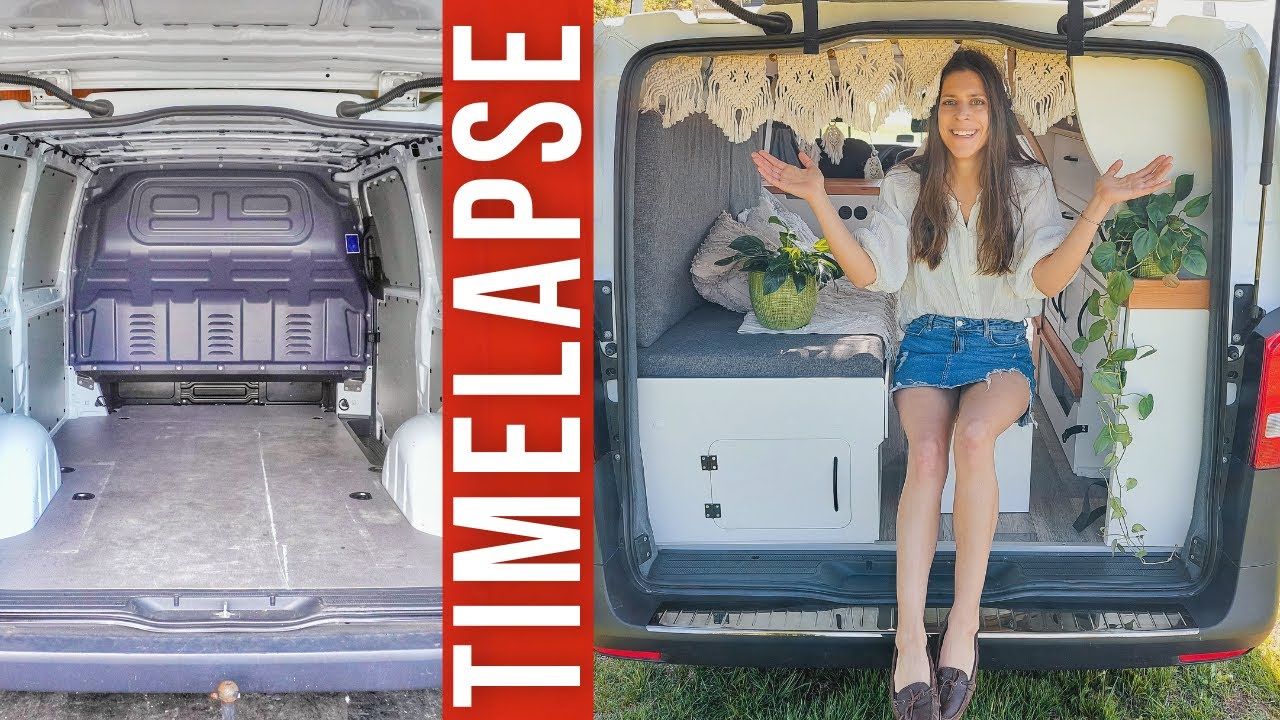 CAMPER AUSBAU in 10 Minuten! | Full TIMELAPSE | DIY Camper Van ...