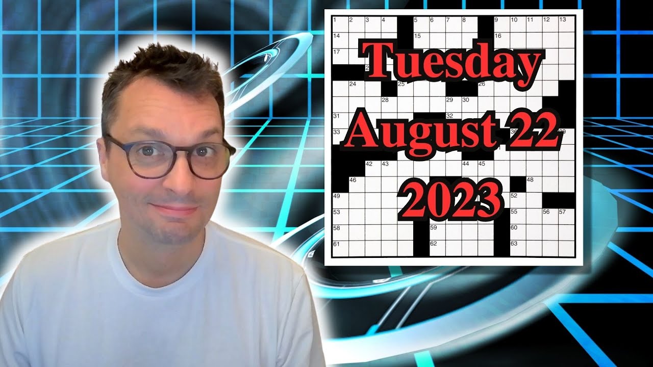 Tuesday New York Times Crossword puzzle. - YouTube