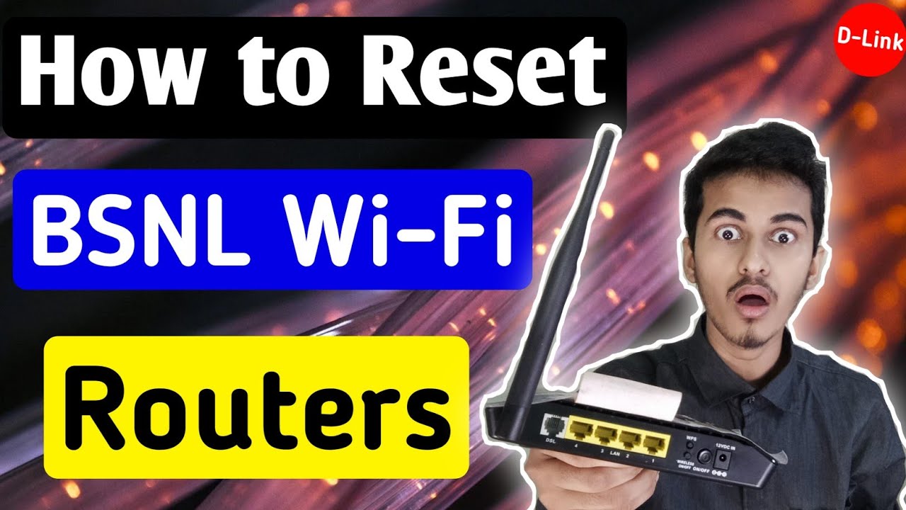 How to Reset BSNL Router | How to Reset BSNL WIFI router | Factory ...