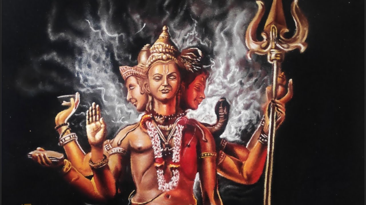 श्री गुरुदेव दत्तांची अप्रतिम रांगोळी।AkshayShahapurkar। Shreerang ...