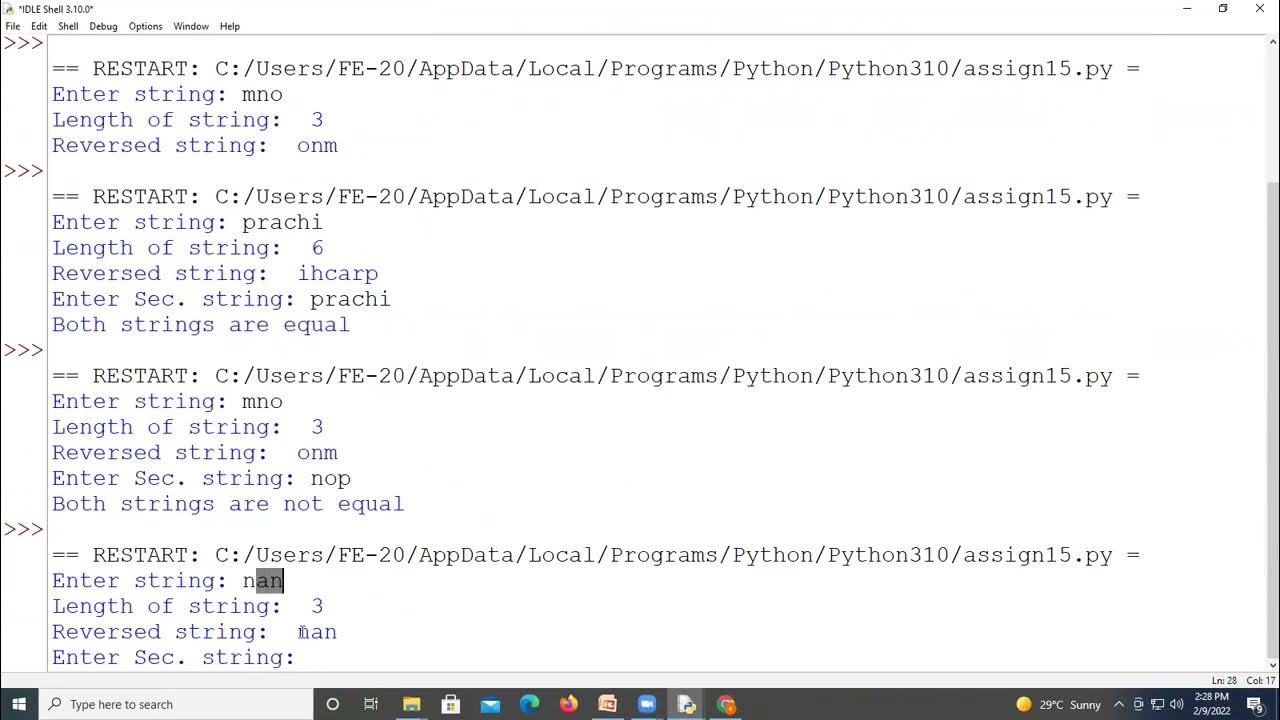 PPS Practical Assignment No 15 FE 2019 SPPU - YouTube