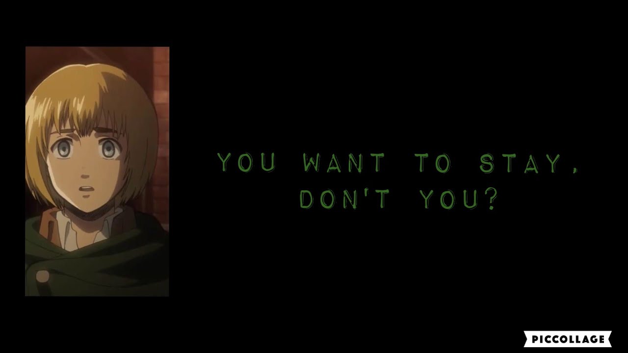 I Wish You Would... | ASMR | Other! Armin Arlert x Listener - YouTube