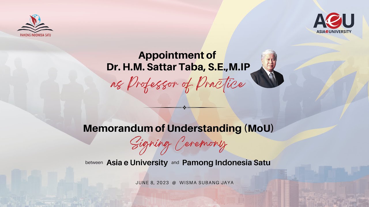 Appointment of Dr. H.M. Sattar Taba as Professor of Practice - YouTube