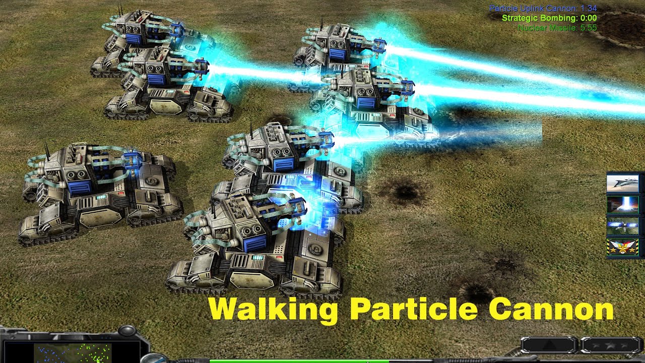 General Zero Hour Contra Mod - Walking Particle Cannon - YouTube