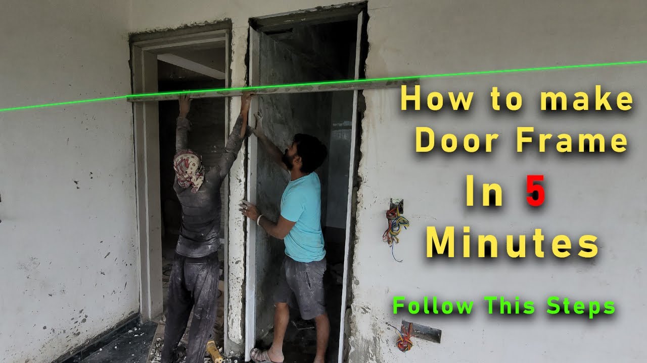 😍 ️शांदर डोर फ़्रेम कैसे लगाते हैं😍व्हिडिओ में देखें | How to Make Door Frame Simple Steps😍 ...