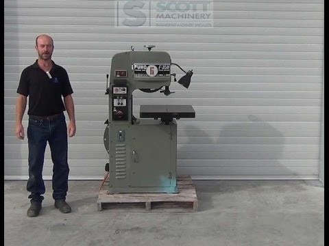Fuho F-350 Used Vertical Bandsaw - YouTube