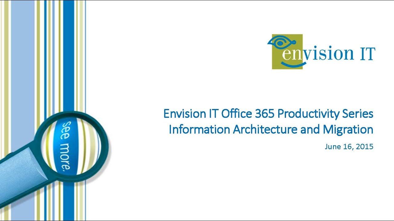 Office 365: Information Architecture and Migration - YouTube