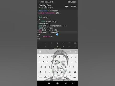 Simple C++ program to check string is palindrome or not || Mr. Coder - YouTube