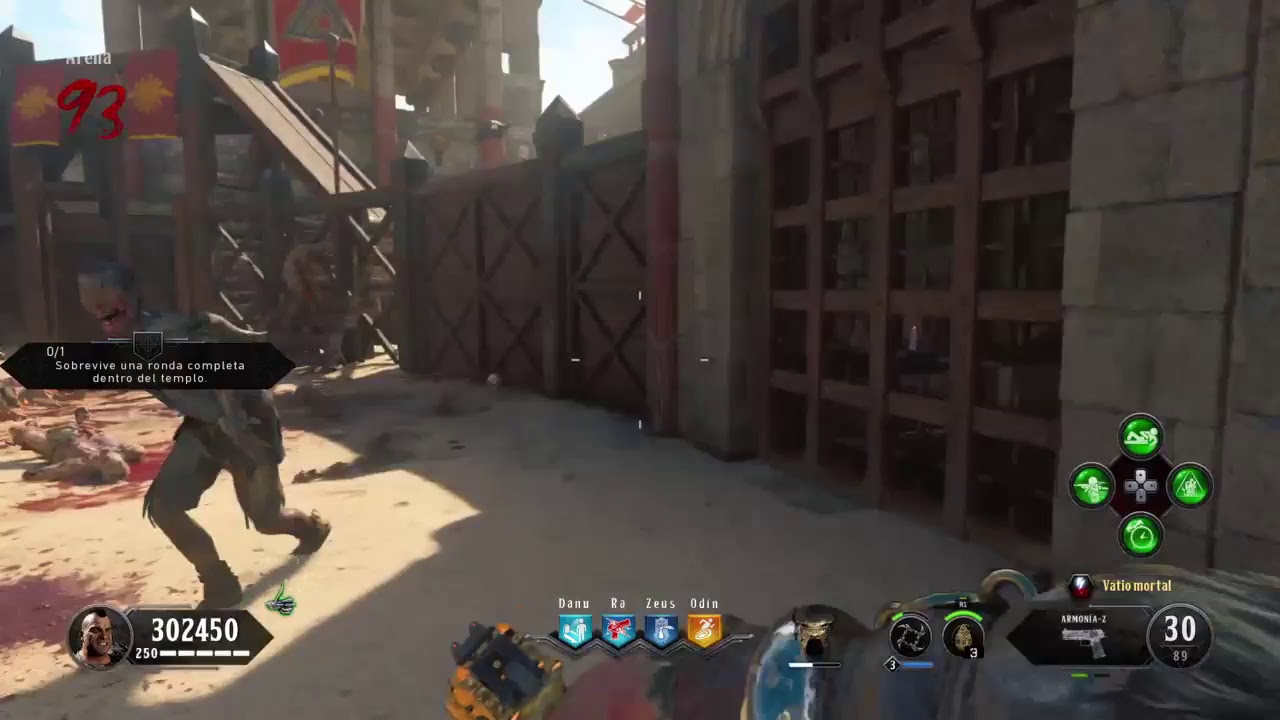 RECORD ESPAÑOL🏆 RONDA 93 IX ARENA - ZOMBIES BO4 - YouTube