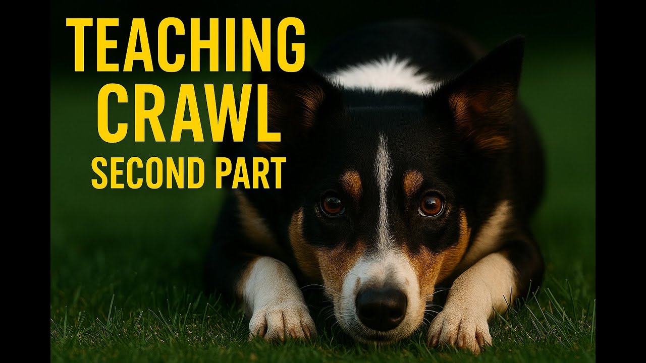 How To Teach CRAWL To Your Dog - YouTube