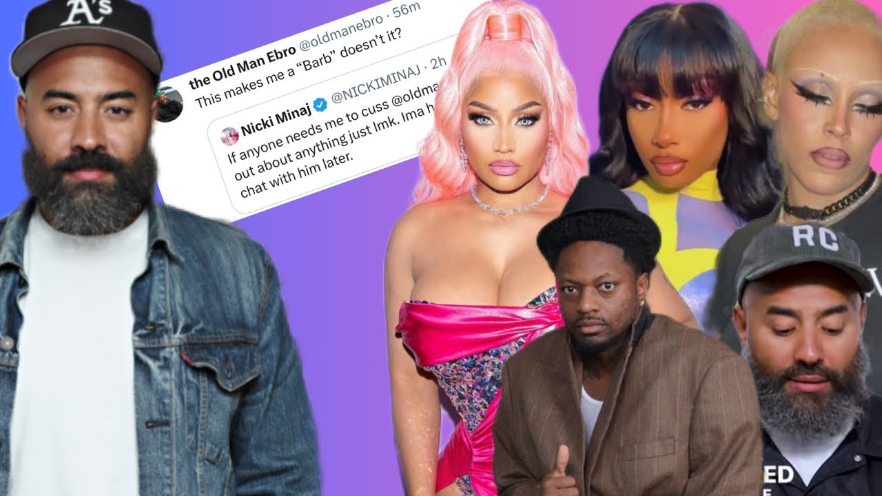 ‼️Ebro BEGS to be a Nicki Minaj BARB! Funny Marco x Nicki interview ...