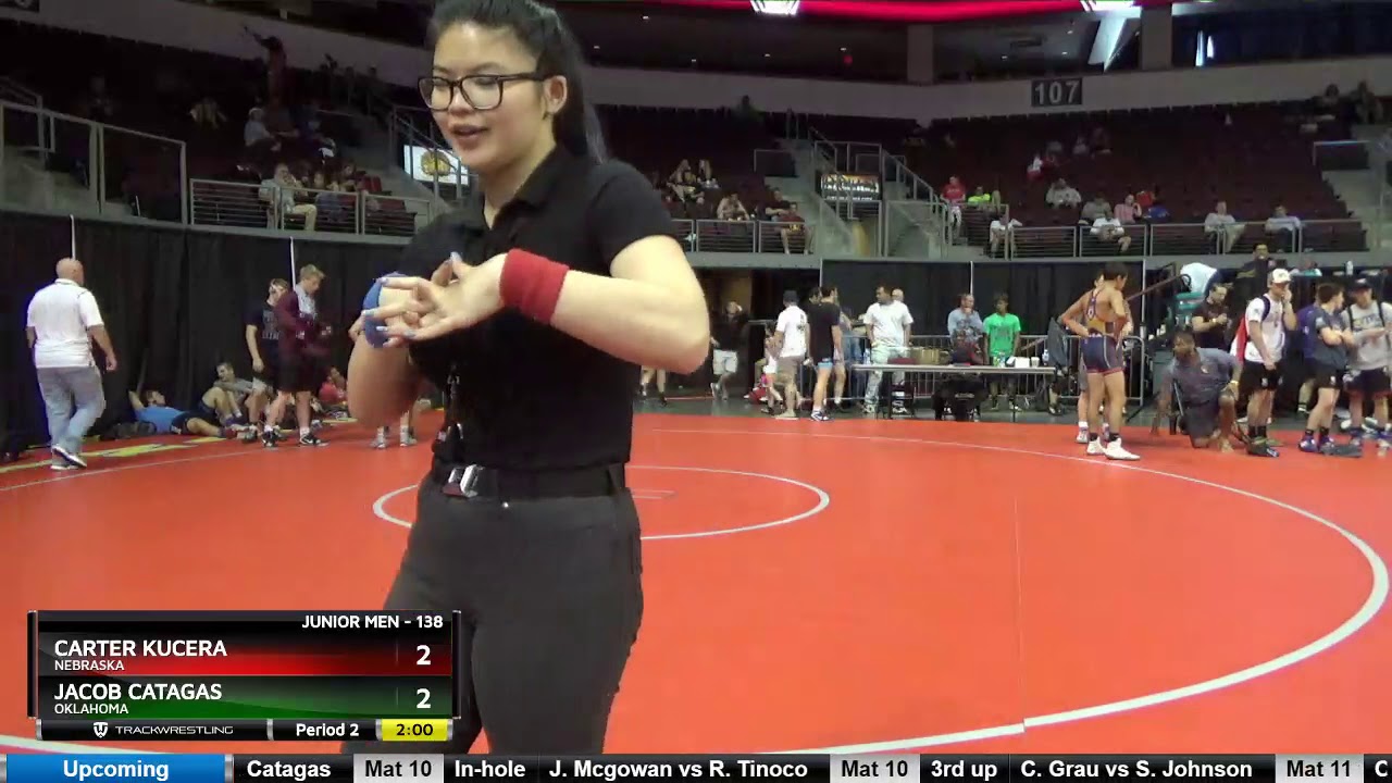 Junior Men 138 Carter Kucera Nebraska Vs Jacob Catagas Oklahoma - YouTube