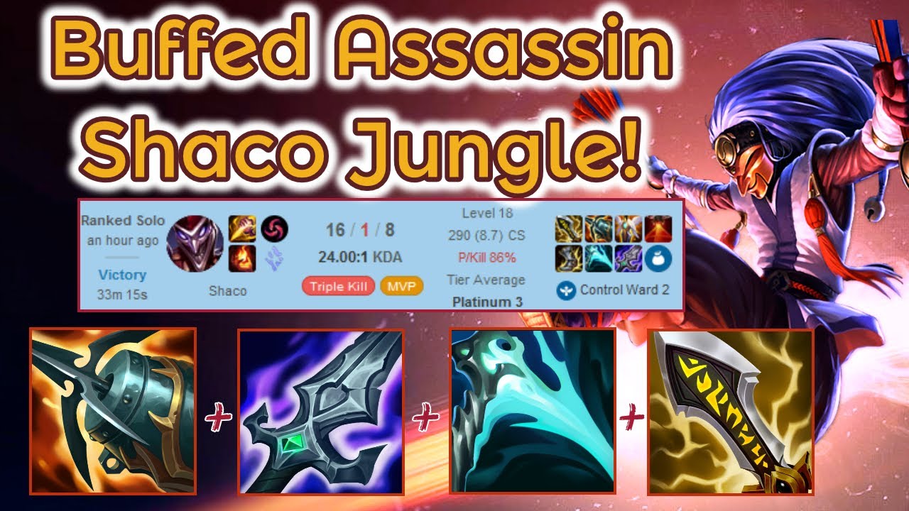 Patch 12.12b Assassin Shaco feels a Lot Better! [League of Legends ...