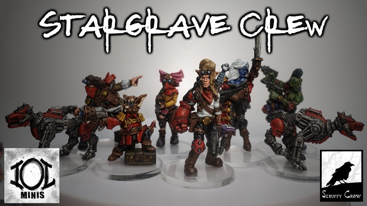 Stargrave Crew From Imitation of Life Miniatures - YouTube