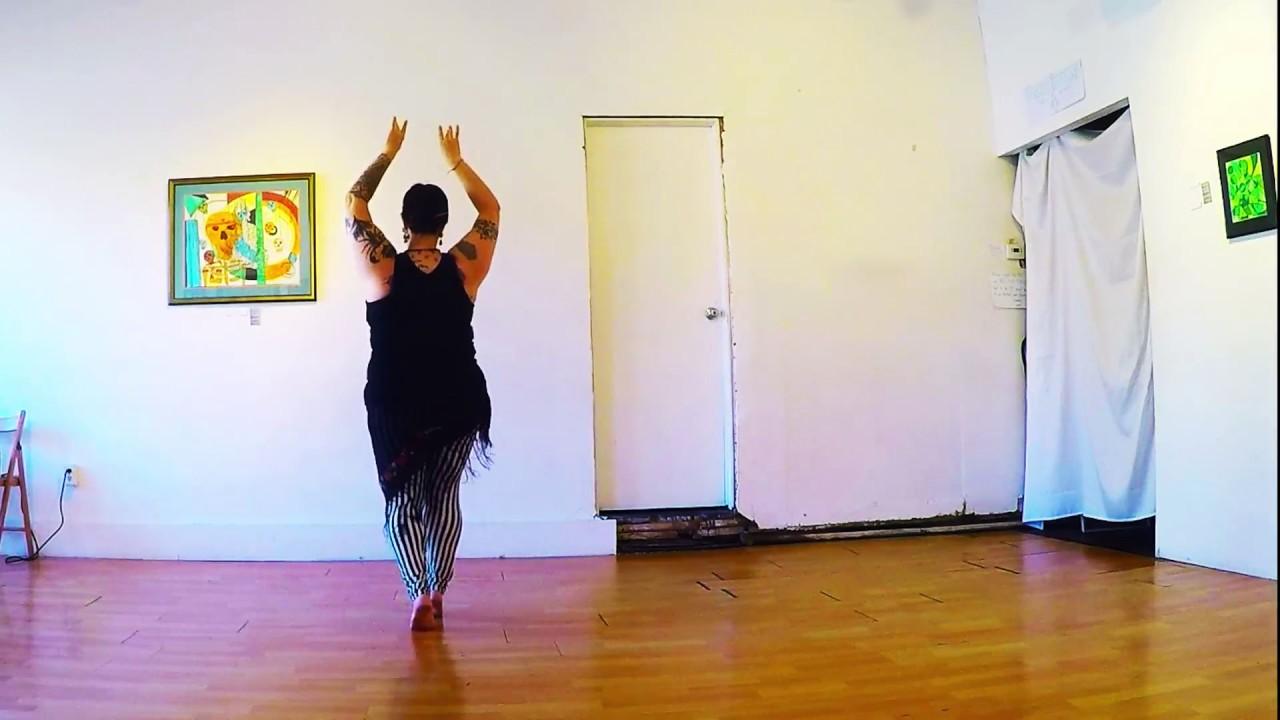 Sacred Shimmy ATS® Drills - Shimmies for Level Two Dancers - YouTube