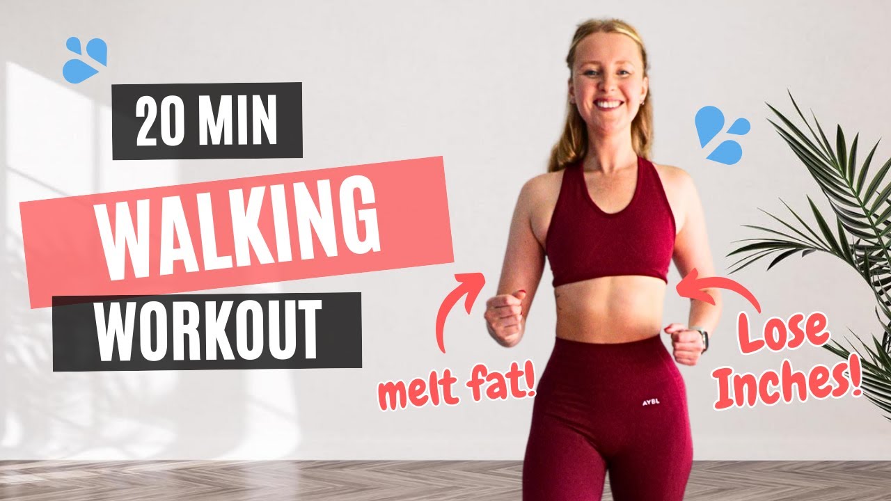 20 Min FAST & SWEATY Walking Workout for FAT LOSS - YouTube