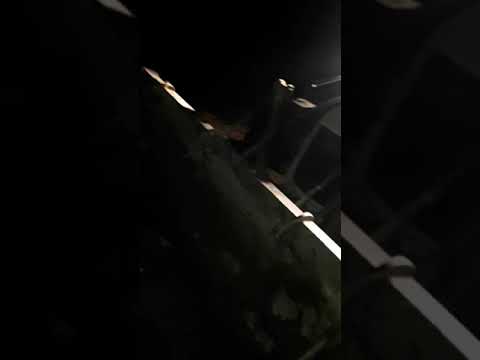 Kepçe miz battı kurtarmak için gece çalışması