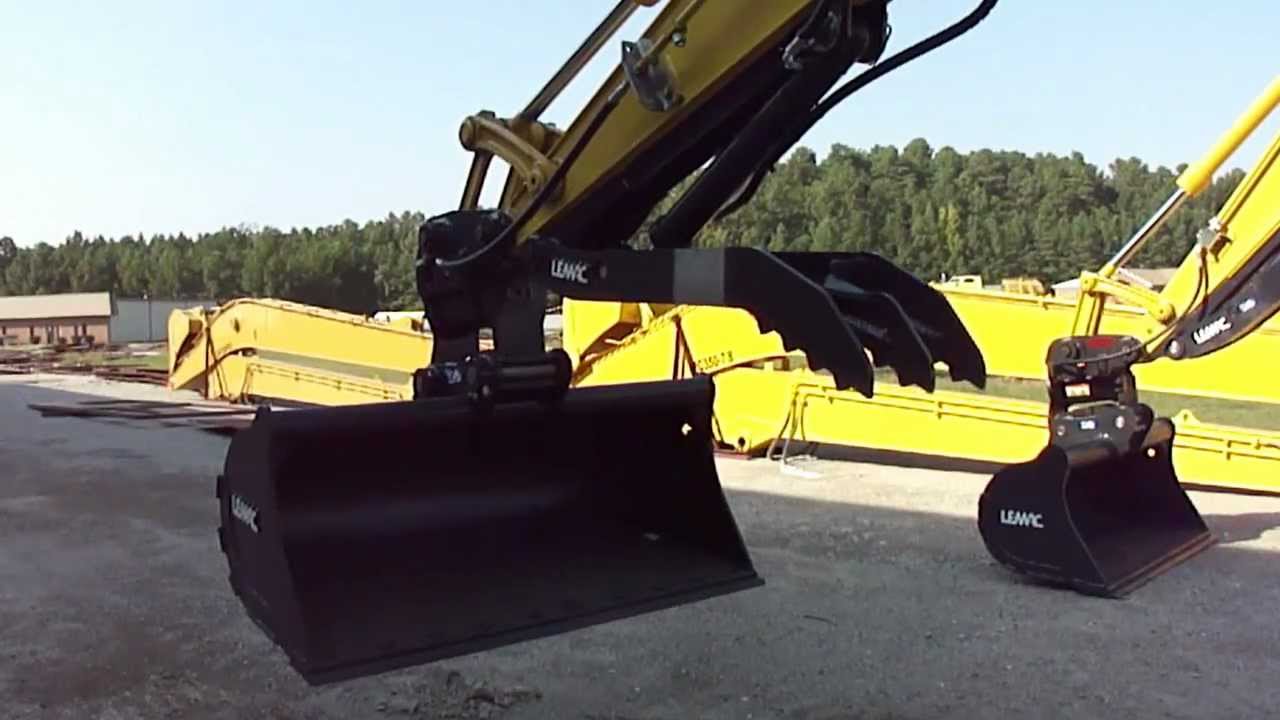 Lemac Hydraulic Valve System on Komatsu Mini Excavator - YouTube