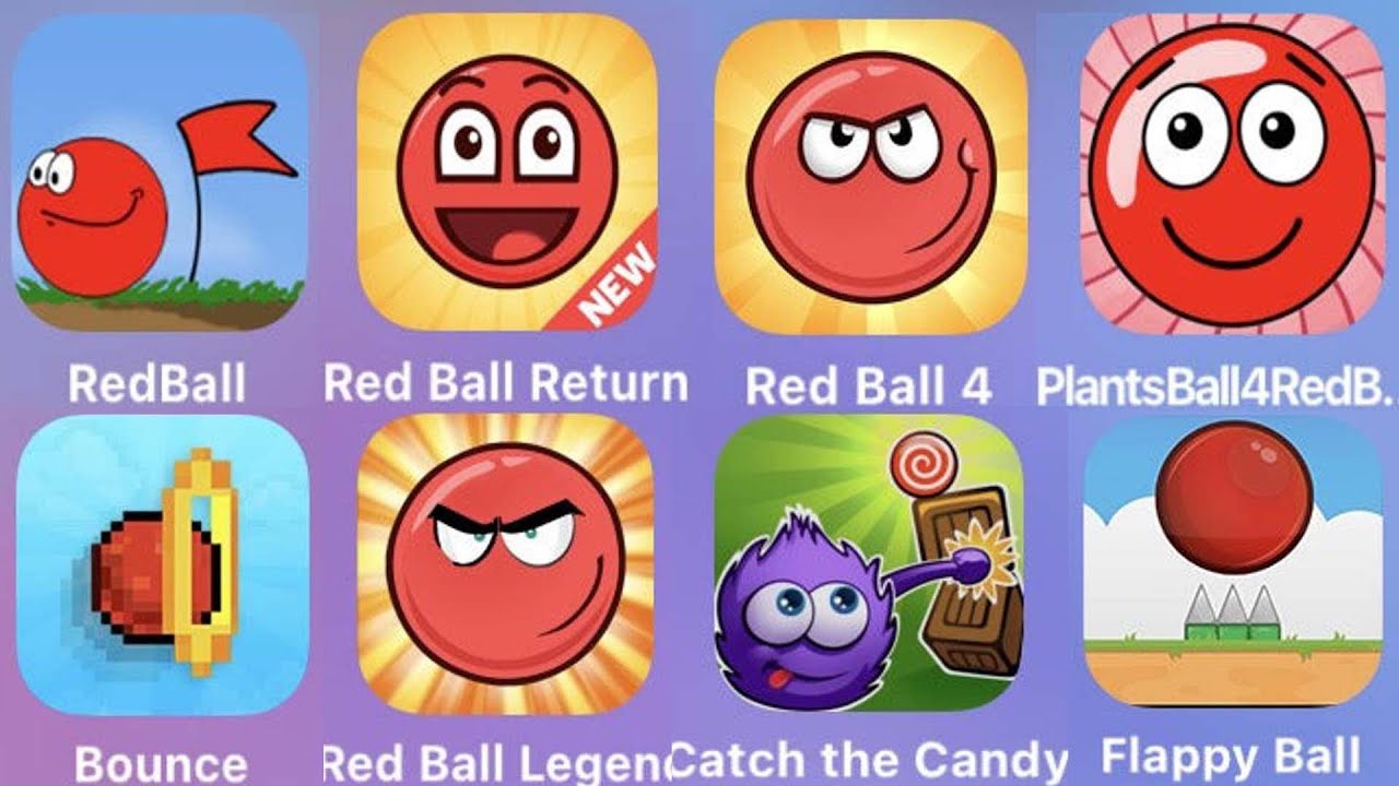 Red Ball 1,Red Ball Return,Red Ball 4,Plants Ball 4,Bounce Ball,Red ...
