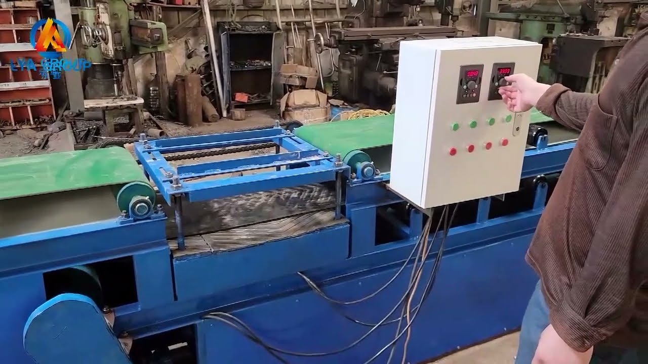 Concrete paver mold demoulding equipment - YouTube
