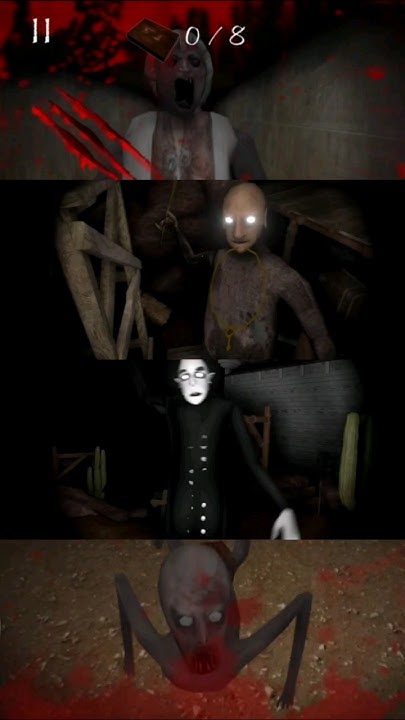 Angelene vs Grandpa vs Nosferatu vs Slendrina's Child #shorts #evolution #horrorgaming - YouTube