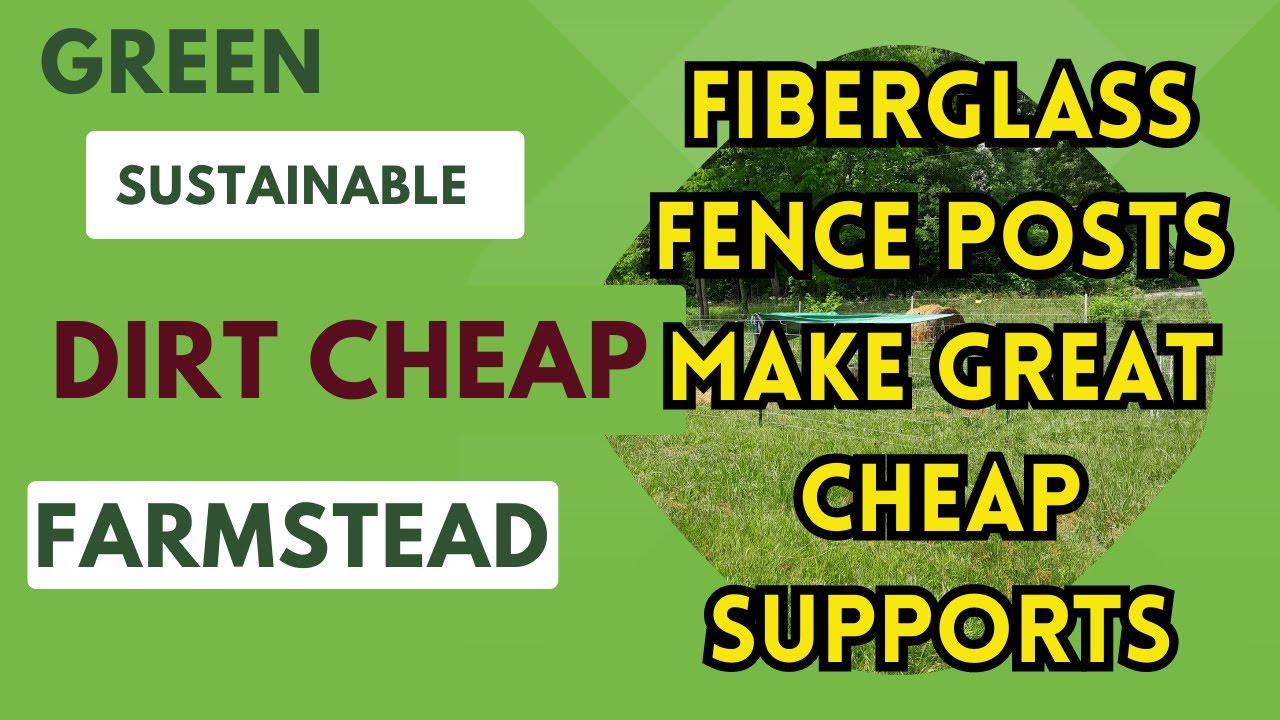 EP 9 Fencing tips on working with fiberglass posts - YouTube