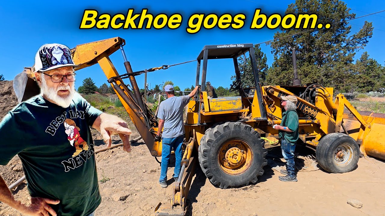 This Old Backhoe Finally Had Enough! (And Grumpy’s back!) - YouTube