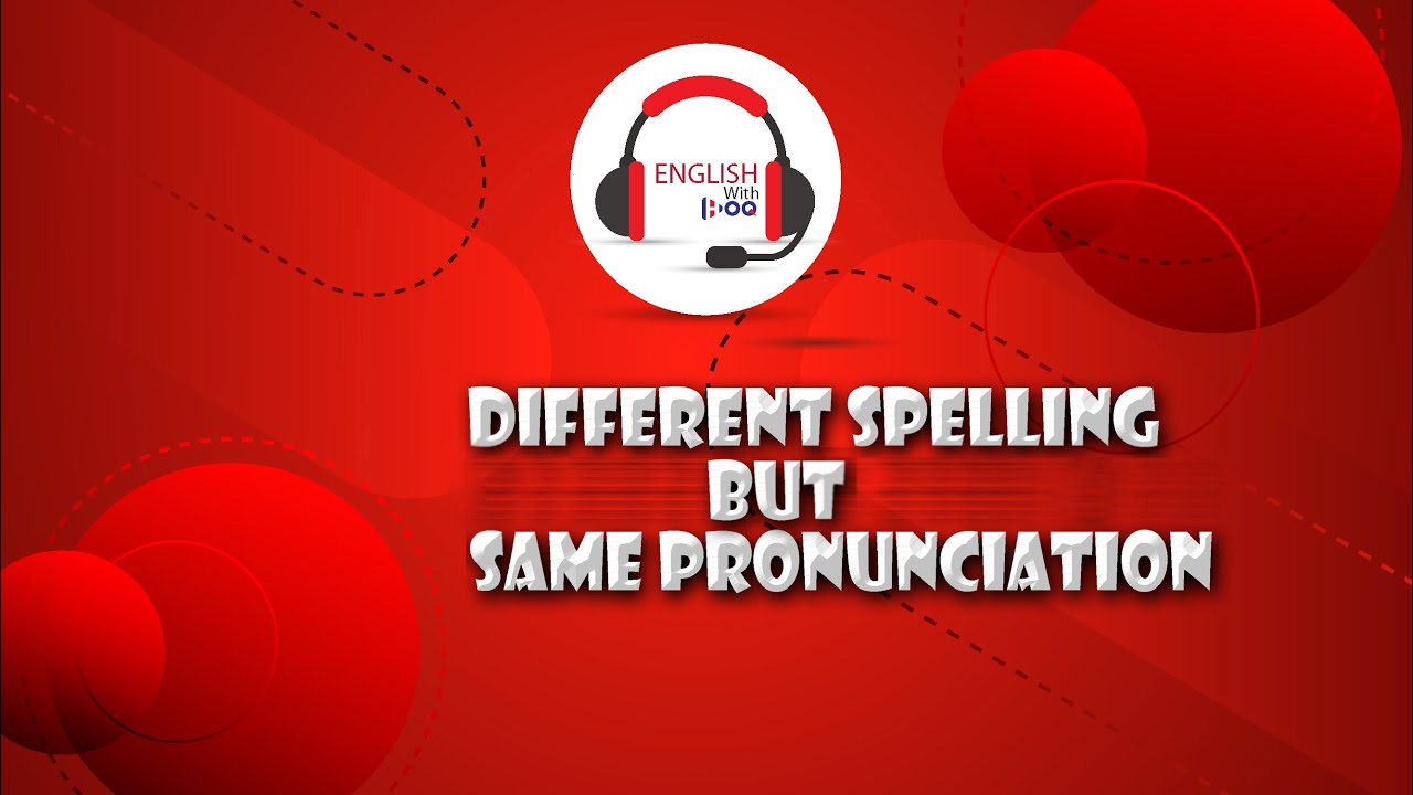 Bite/Byte "Different Spelling But Same Pronunciation" - YouTube