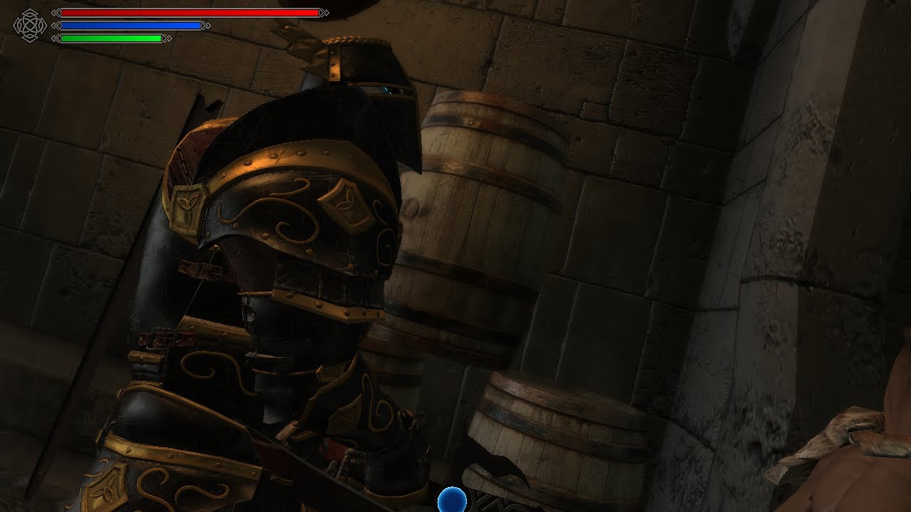 ...The Orc Bandit that challenged the Dragonborn...to a verbal taunt ...