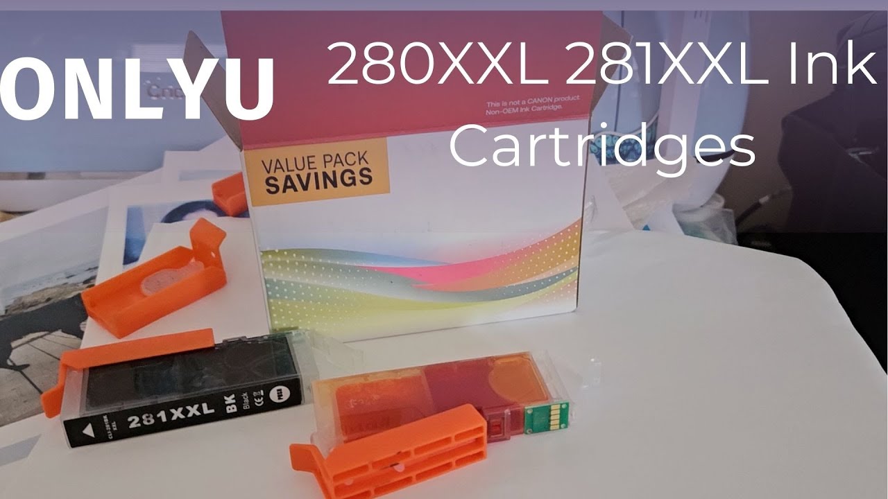 In Hand Review of ONLYU 280XXL 281XXL Ink Cartridges - YouTube