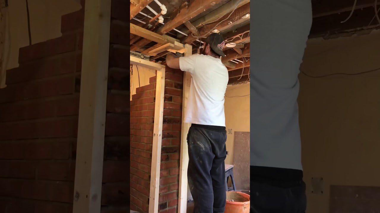 How to cut build a flat arch lintel (also called jack, skewback or ...