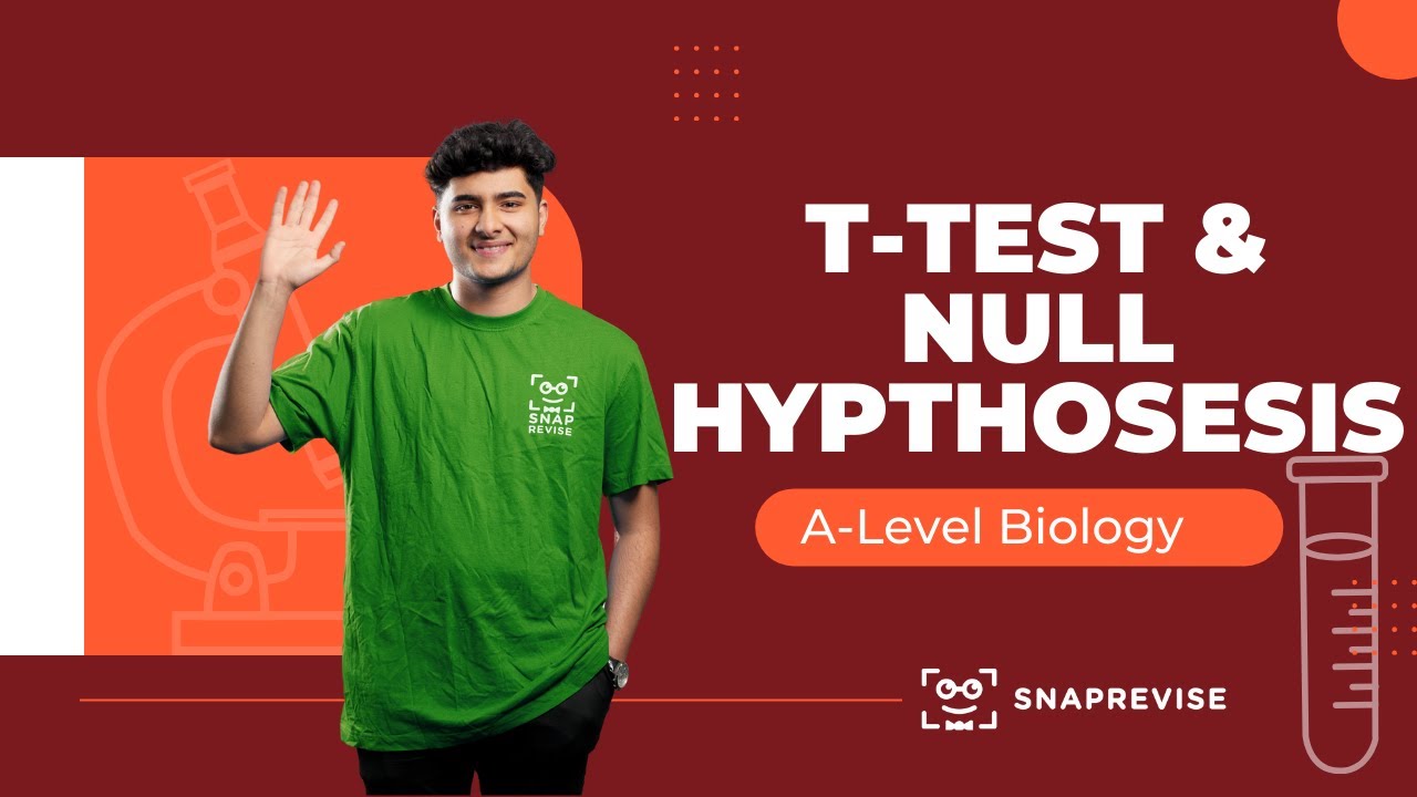 Student's t Test & Null Hypothesis | A-Level Biology - YouTube