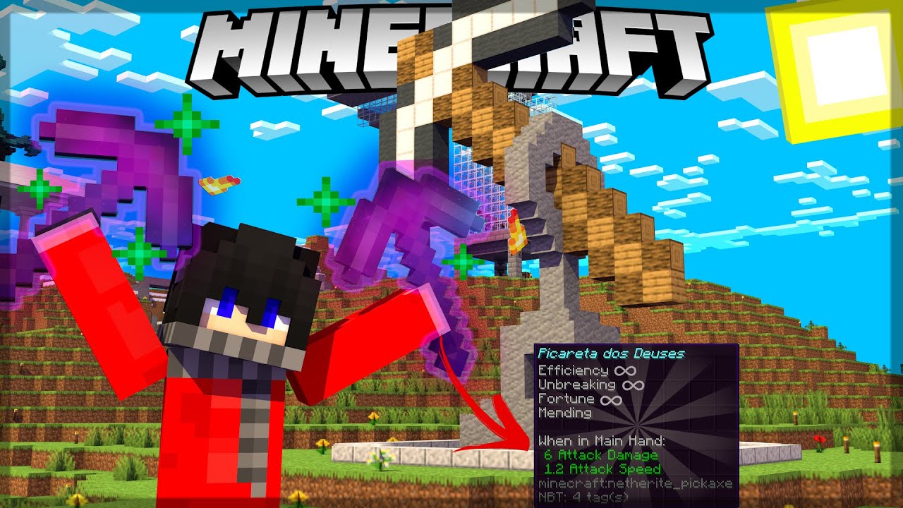 FIz A Picareta Dos Deuses - Minecraft Nilthon World - YouTube
