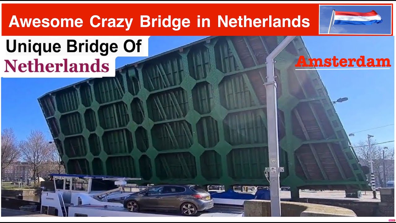 Awesome Crazy bridge in the Netherlands, Amsterdam, Holland - YouTube