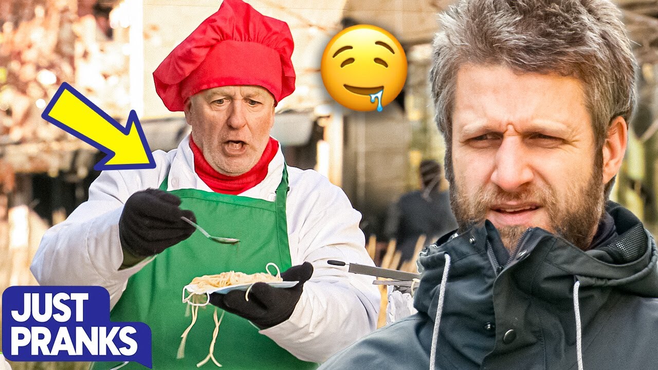 That's a Weird Way To Eat Spaghetti 🍝 | Food Pranks 👨‍🍳 | Just Pranks ...