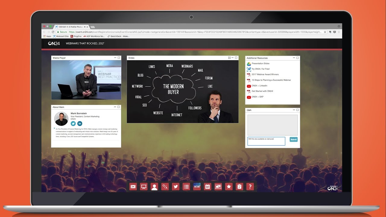 Showcase your Brand with ON24 Webinars - YouTube