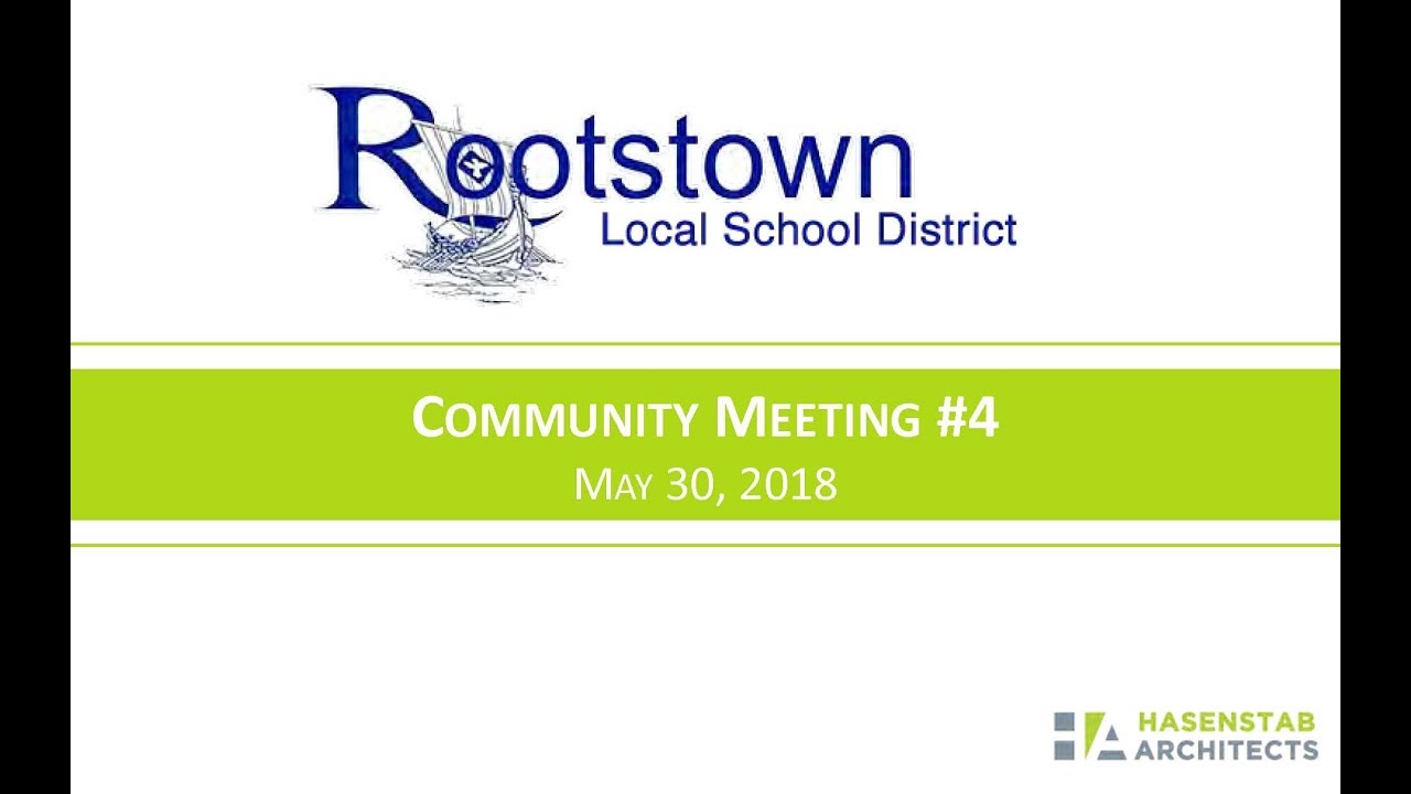 Rootstown Community Meeting #4 - Facilities - YouTube