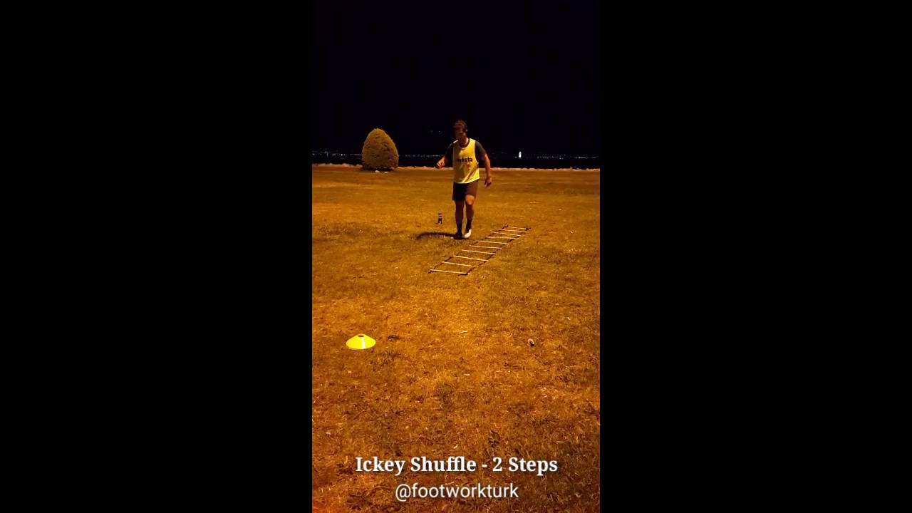 Ladder Drills - Ickey Shuffle Double Step - YouTube