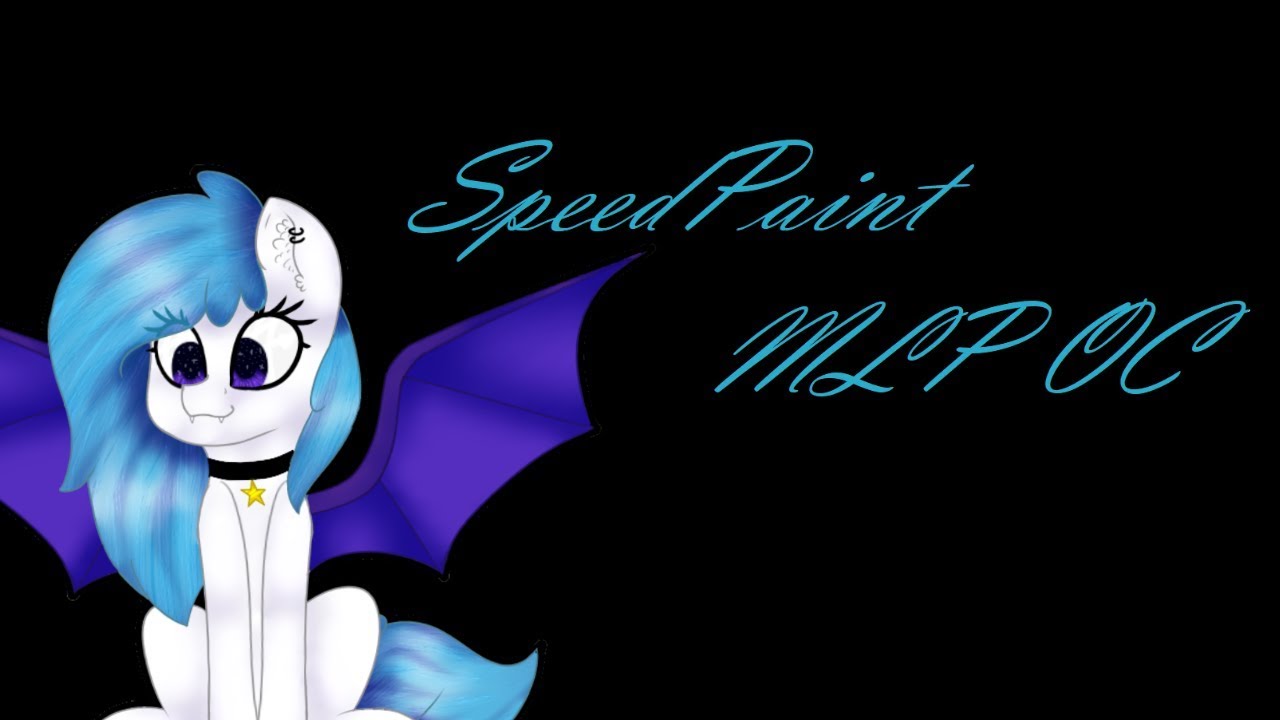chibi vampire mlp oc - Speedpaint (POZDRAWIAM KOLEGÓW) - YouTube