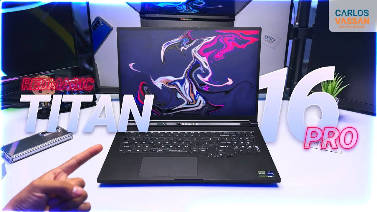 La increíble Laptop GAMER de RedMagic: TITAN 16 Pro - YouTube