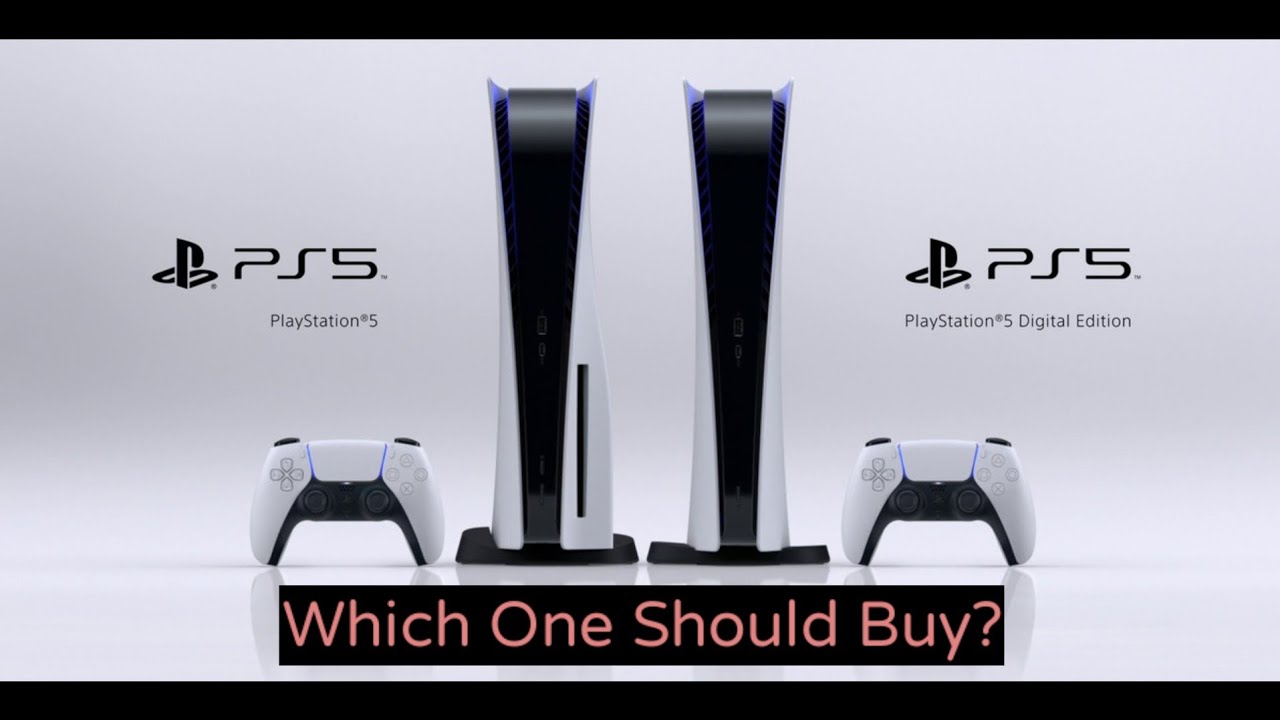 PS5 Digital edition vs PS5 Console. | Which one is Better? - YouTube
