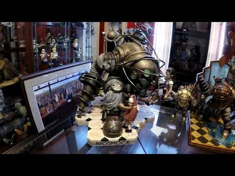 Bioshock , Mr. Bubbles , Big Daddy statue by Irrational Games. - YouTube