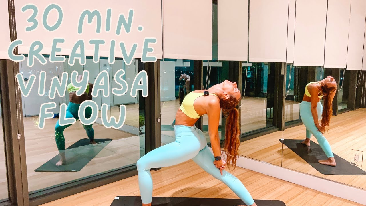 30 Min Creative Yoga Flow - YouTube