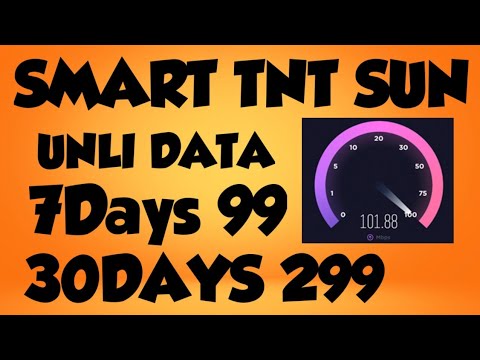 TNT Unli Data 99 | 299 SMART SUN - YouTube