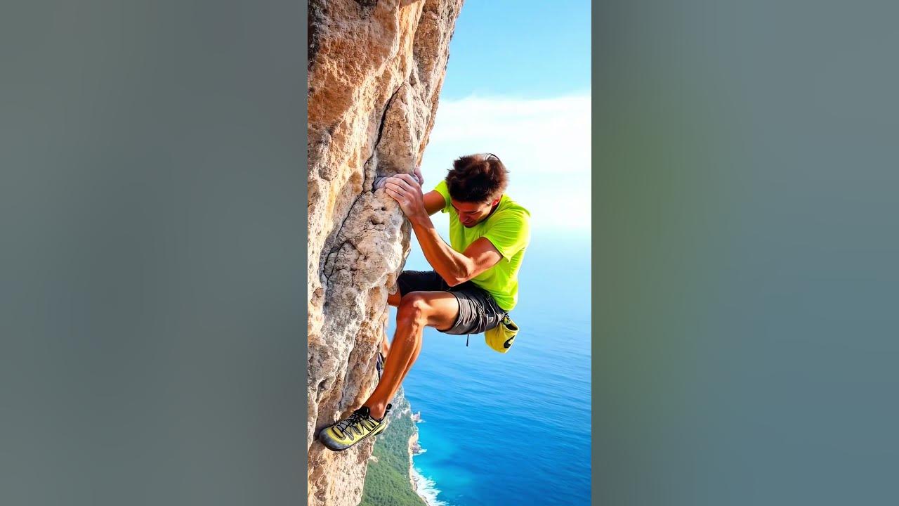 😨Most DANGEROUS Rock Climbing Route Ever Attempted! - YouTube