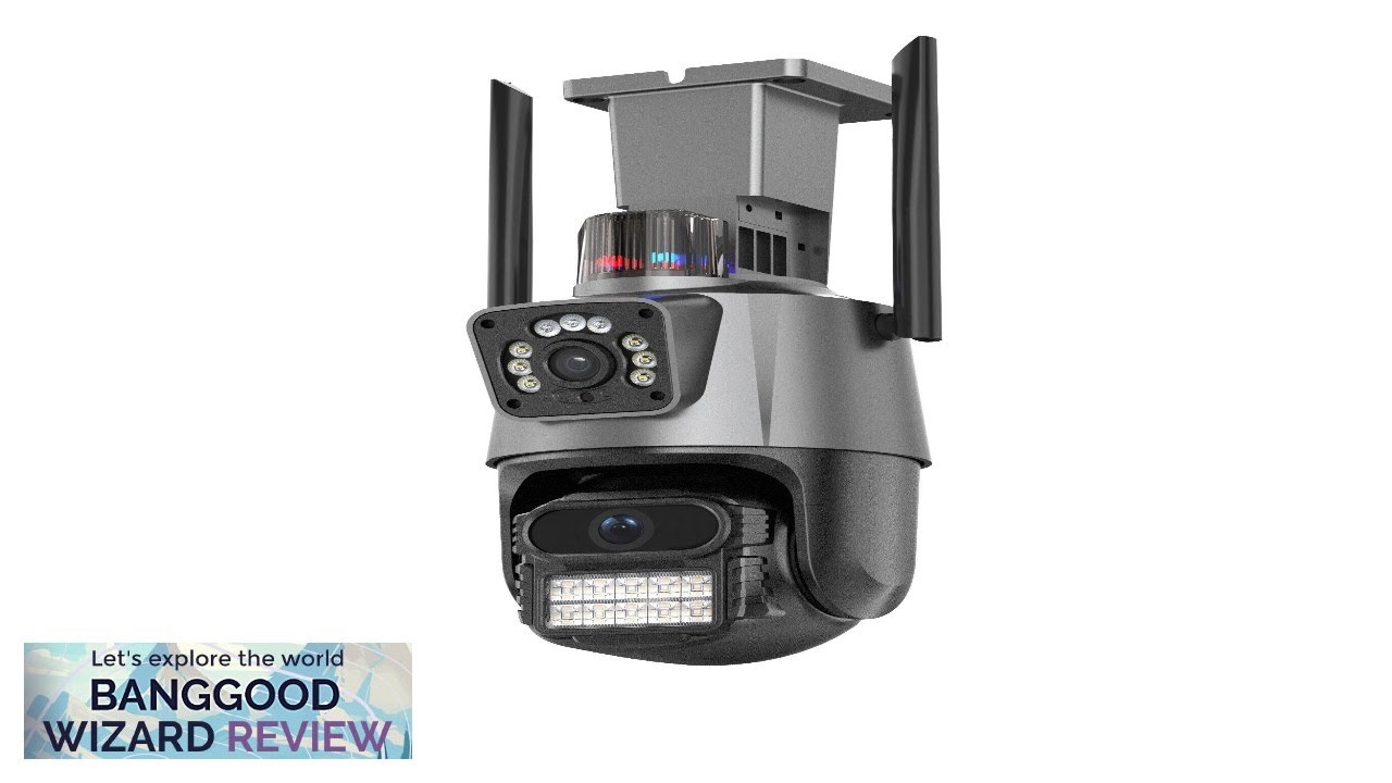 3MP+3MP Dual Lens Wifi Camera Outdoor Dual-Screen AI Auto Tracking PTZ ...