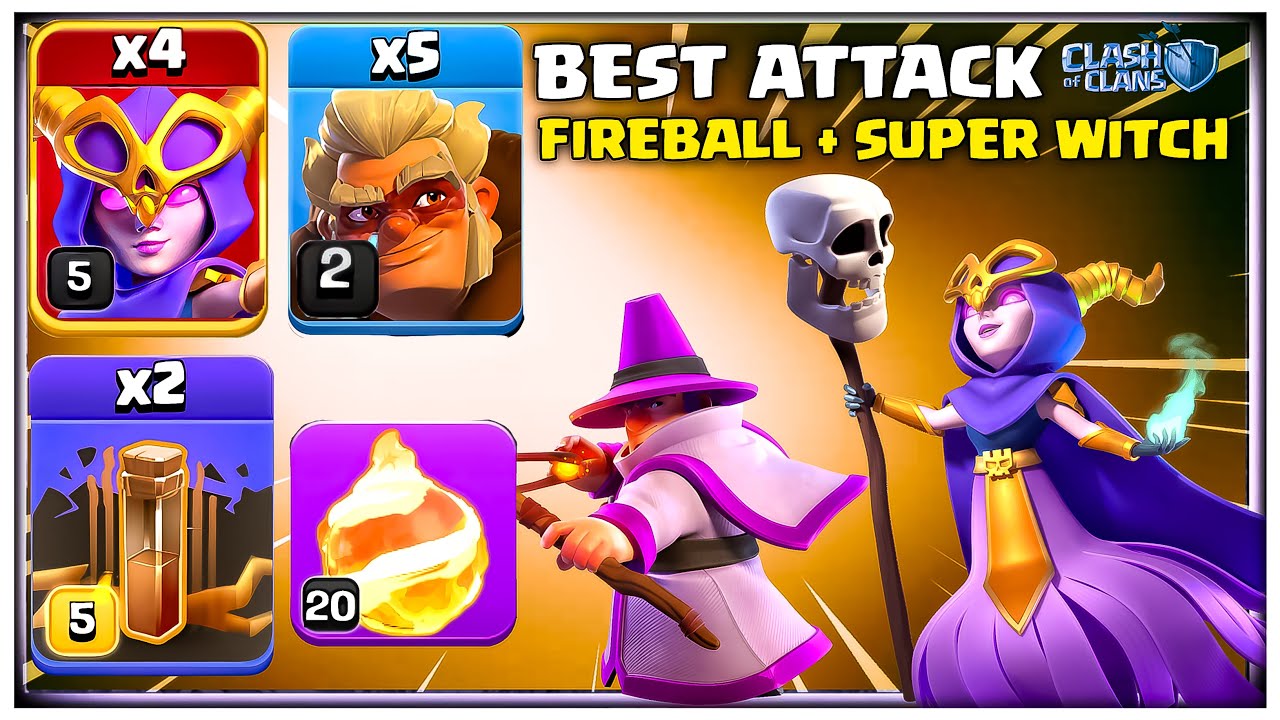DRUID SUPER WITCHES are now STRONGEST with FIRE BALL EQUIPMENT | TH14 ...