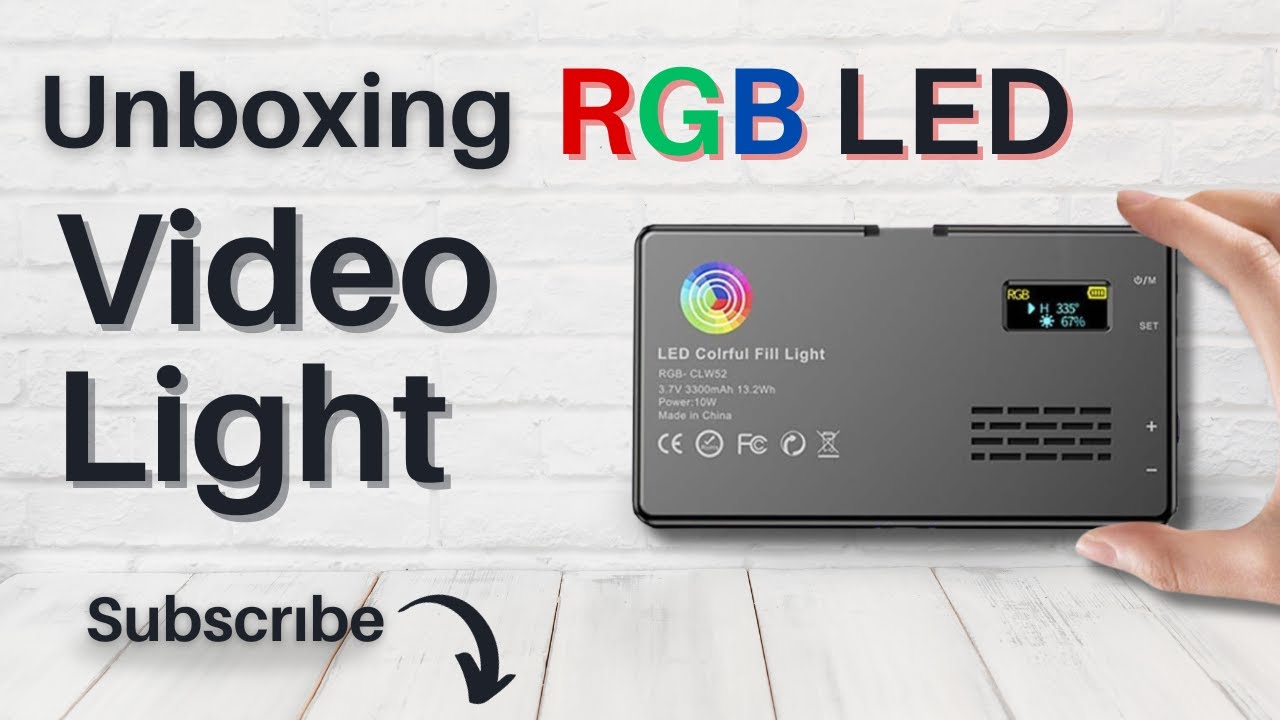Unboxing the Magic! RGB LED Video Light from Shopee | Illuminate Your ...