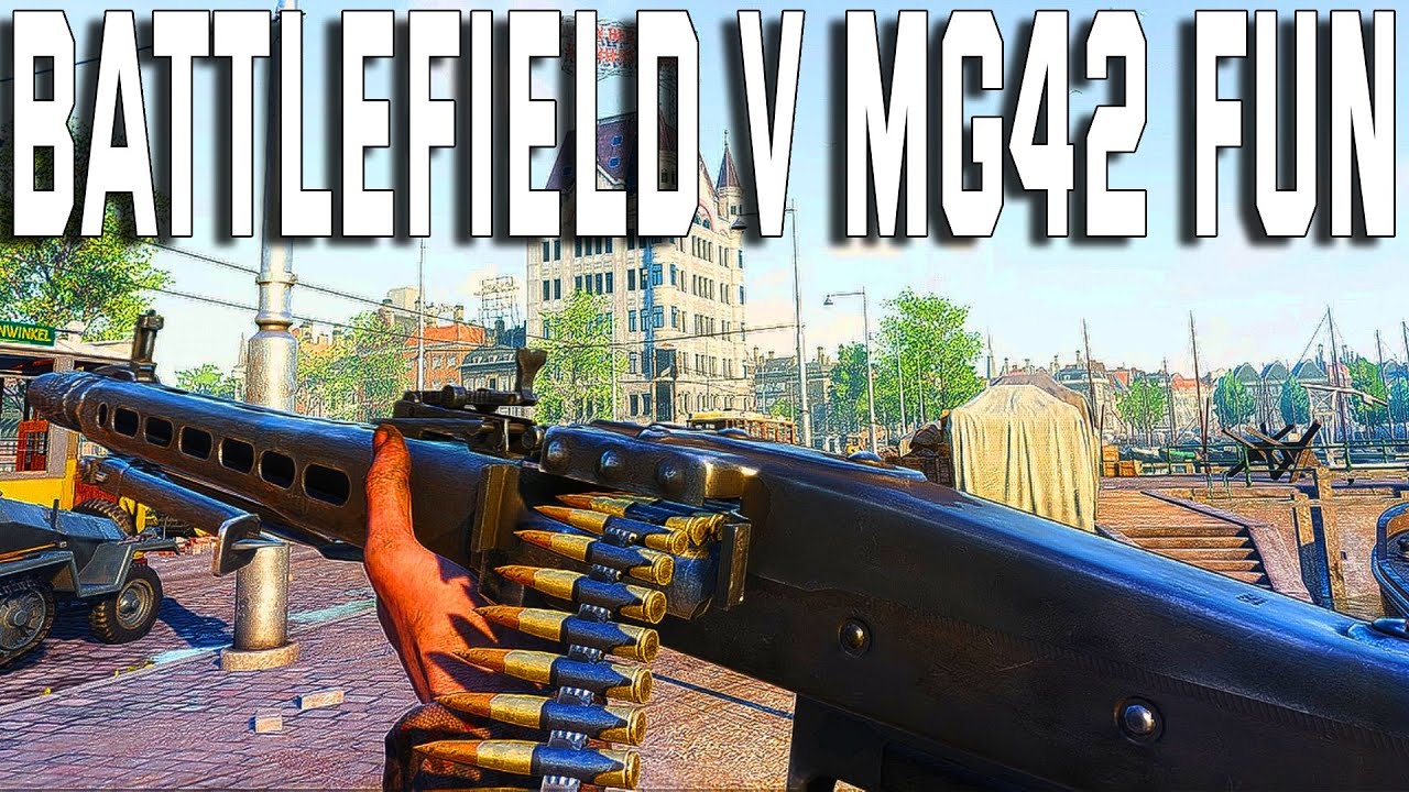 Battlefield V MG42 Fun - YouTube